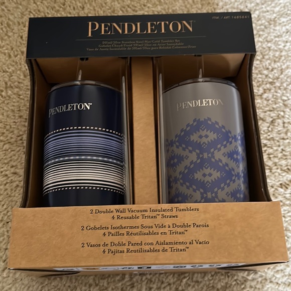 Pendleton | Dining | Pendleton Tumblers Cups Set Of 2 New 2 Oz Double ...